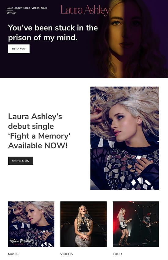 Best Music and Sound Portfolio Website Examples - Pixpa