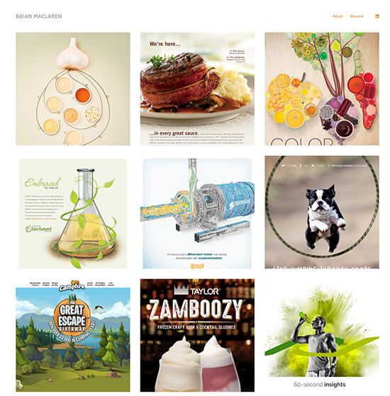 Best Graphic Design Portfolio Website Examples - Pixpa