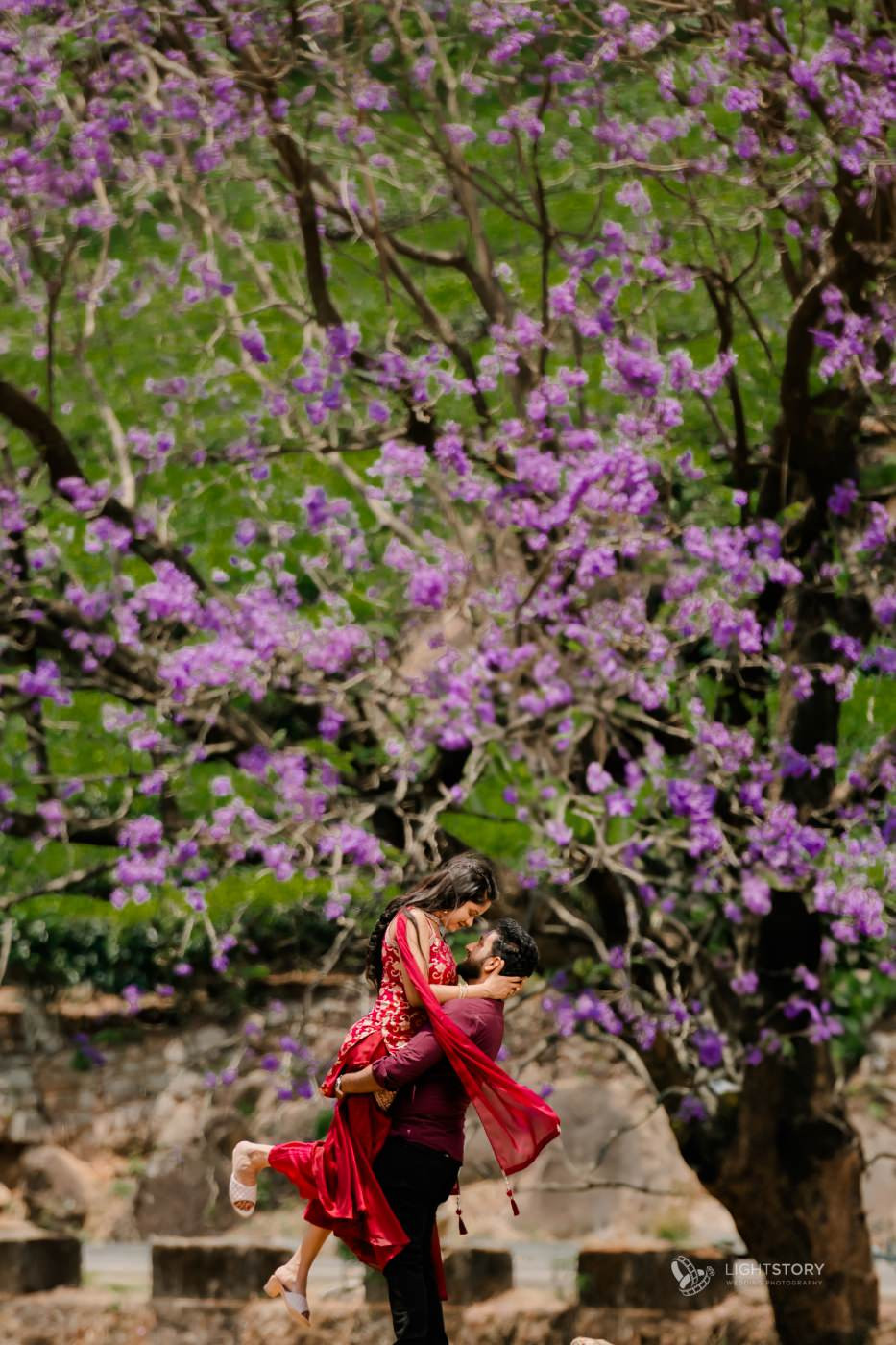 Best Photoshoot Location at Munnar | The Magic of Purple Jacaranda Blossoms