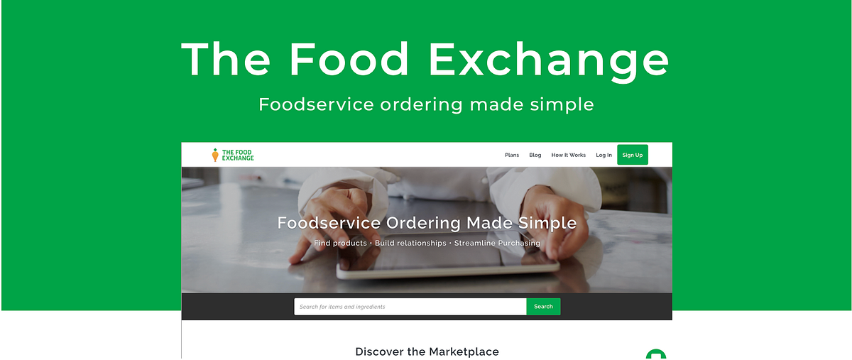 Food Exchange - Web App | Himaad Riaz
