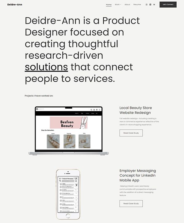 Przykłady stron internetowych z portfolio najlepszych projektów — Pixpa