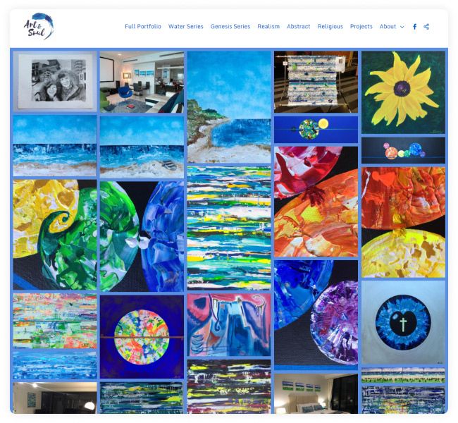 Mais de 40 sites de portfólio de artistas para inspirar você em 2024